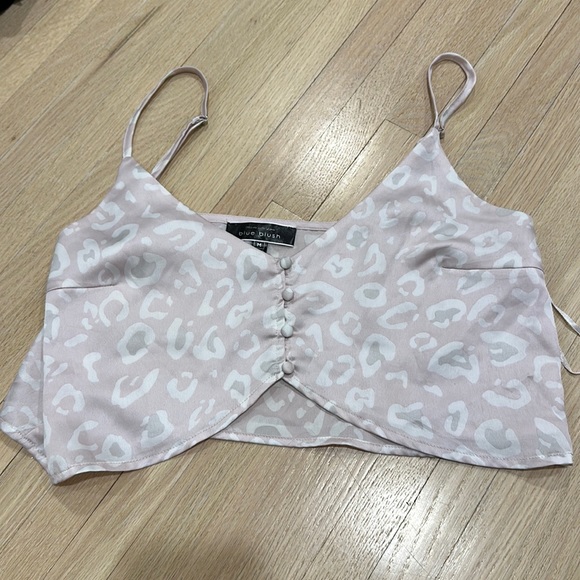 Blue Blush | Tops | Cheetah Crop Top | Poshmark